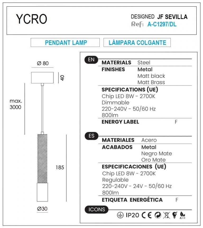 Ycro LED Pendant Light - Donlighting Best in modern lights design online store